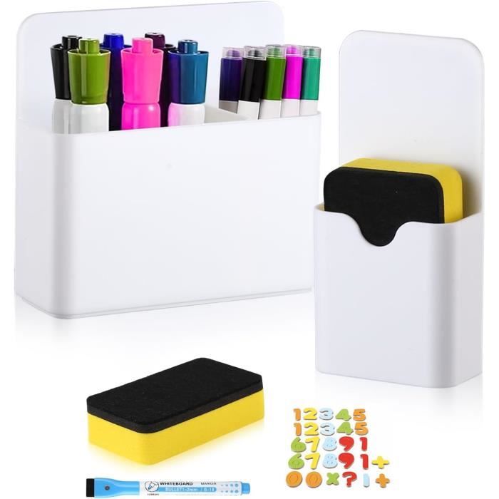 Porte-Stylo magnétique, Lot de 2 Porte-Stylos, Porte-Marqueur, Pot à ...
