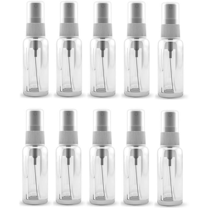 (Pack de 10) 30ml Bouteille Vide Mini Spray Plastique Transparent ...