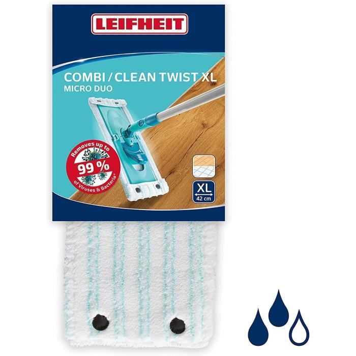 Leifheit Housse Clean Twist-Combi XL micro duo, housse de rechange en ...