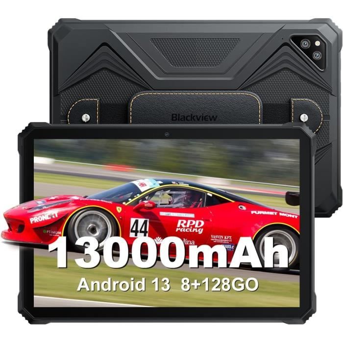Android 13 Tablette Incassable, Active 6 Tablette Durcie 10.1 Pouces ...