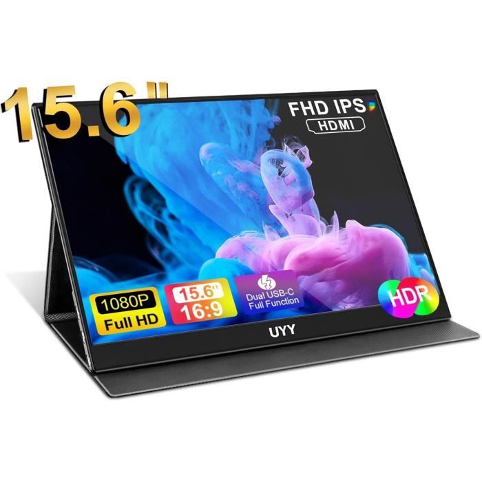 Ecran Portable 15,6 Pouces Moniteur Portable Ips Freesync Fhd Deuxieme ...