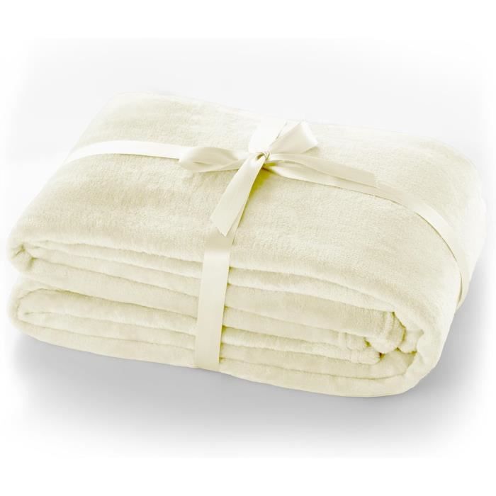 Couverture Plaid en Microfibre Polaire Imitation Fourrure,Couverture ...