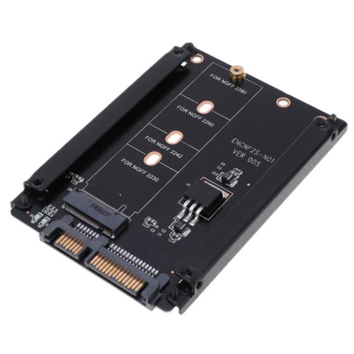 Carte De Convertisseur D'adaptateur SSD à Tailles Multiples M.2 NGFF MSATA Vers SATA III ...