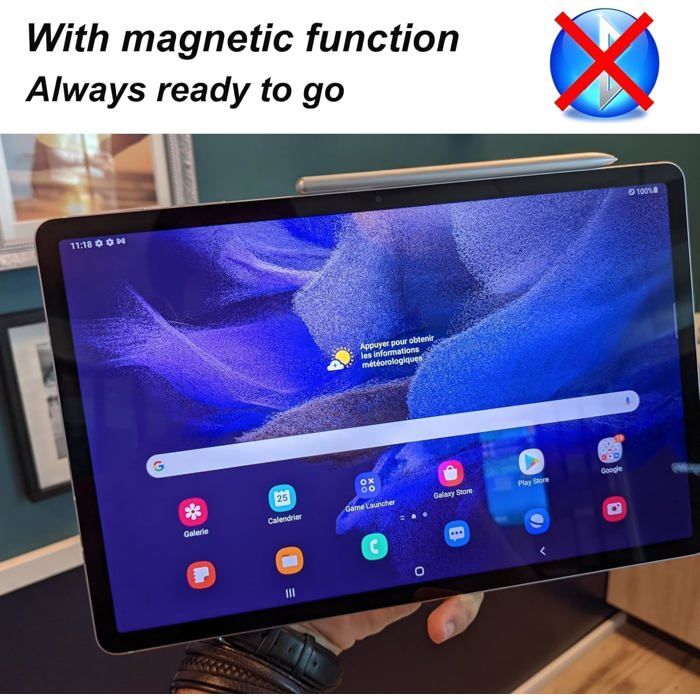 Galaxy Tab S7 Fe S Pen De Rechange Pour Samsung Stylet S Argent Pour ...