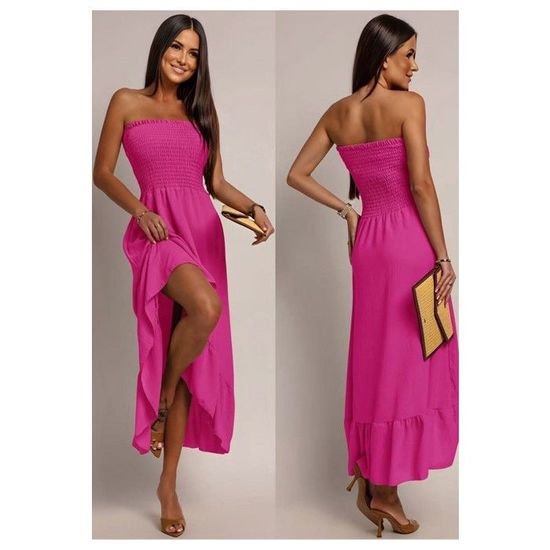 Robe Fushia Femme Rose - Cdiscount Prêt-à-Porter