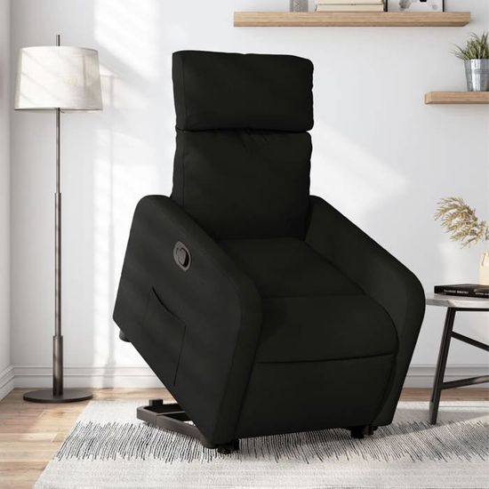 BONNIE®（Noir）Fauteuil releveur - dossier inclinable/135 degrés - noir ...