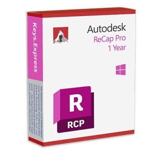Autodesk Autocad ReCap Pro 2024 1 Year (1 AN) Windows Software License ...