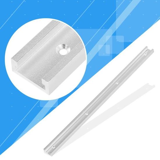 Duokon Gabarit de rail d'onglet à rainure en T 30 Type d'alliage d'aluminium Mitre Track Jig T ...