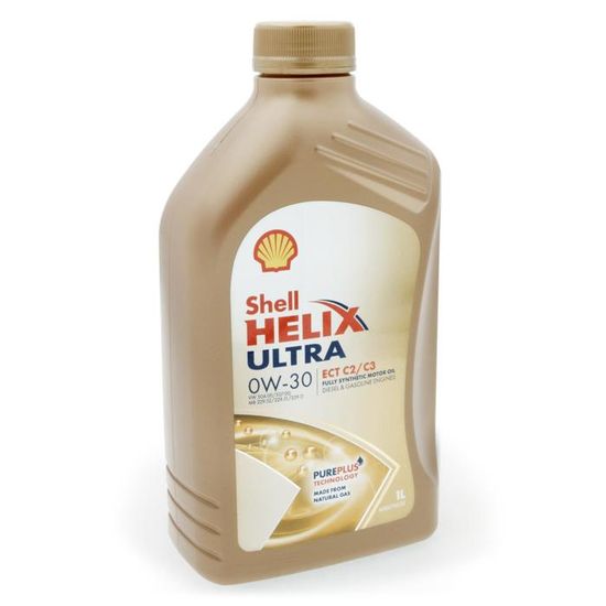 1 Litre Original Shell Helix Ultra Ect C2/C3 0W30 Huile 550046305 Api ...