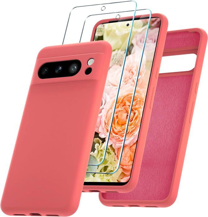 Pour Coque Google Pixel 8 Pro et 2 Verre Trempé Protection Écran ...