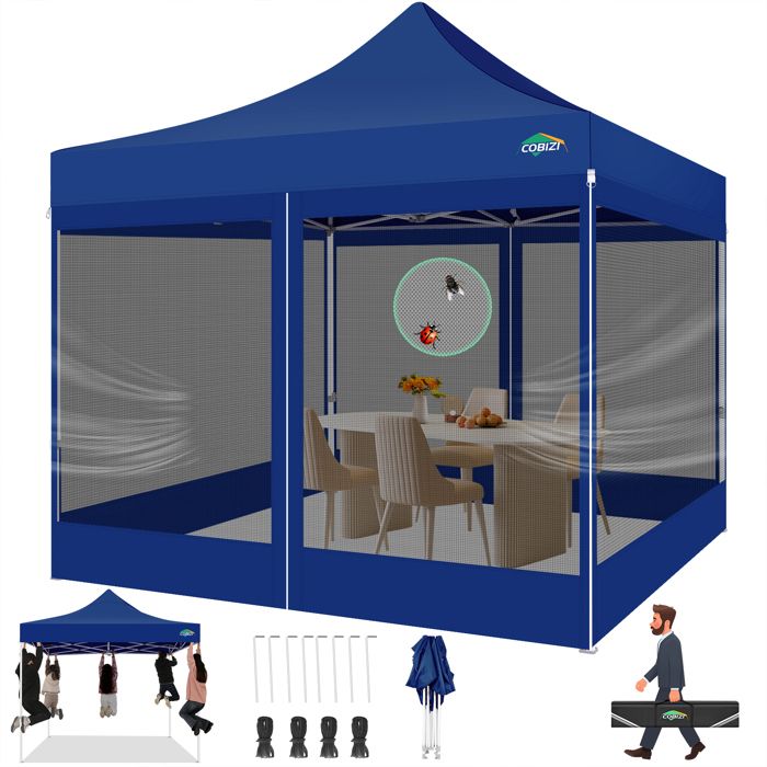 Tonnelle Pliante 3x3 Imperméable,Tonnelle de Jardin Exterieur avec ...
