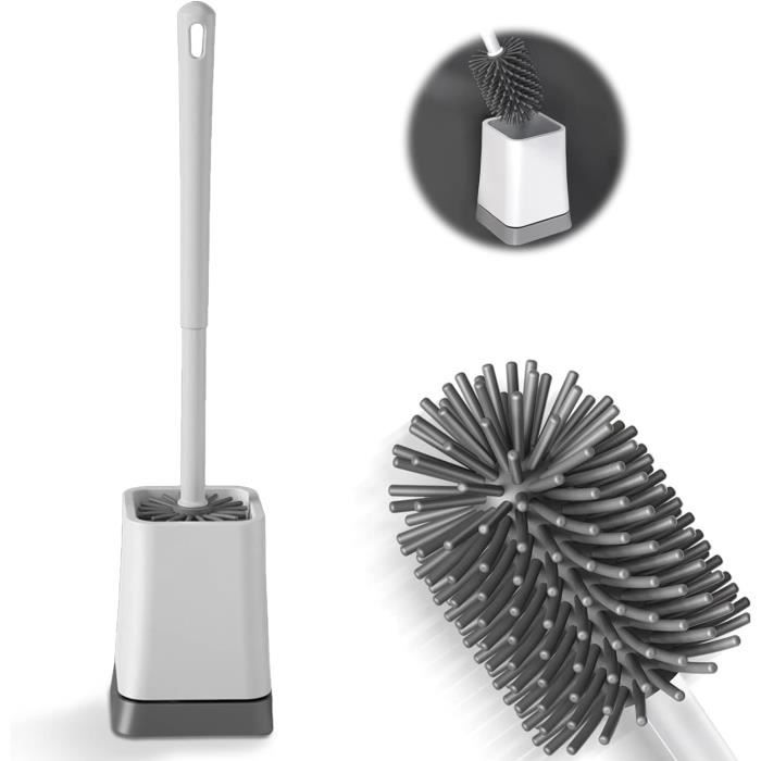 Brosse Toilettes Wc,Brosse Wc Toilette Silicone, Balai Wc Et Supports ...