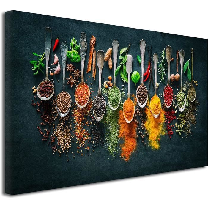 Tableau Cuisine,Tableau imprimé xxL,Tableau Toile décoratif,Tableau ...