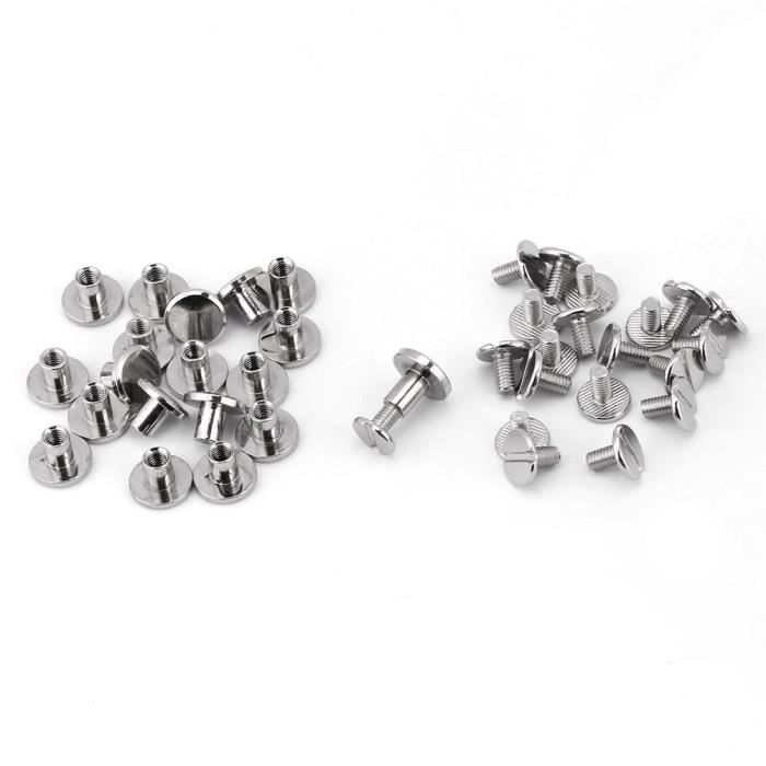 100 Pièces Rivet Cône Cuir Rivets Clou Pointe Punk en Métal Rivet a ...
