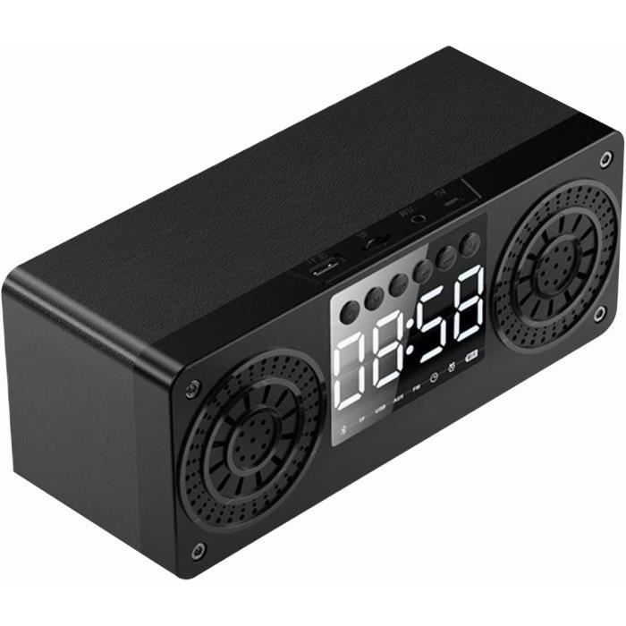A10 Mini Radio FM sans Fil Bluetooth en Bois avec Lecteur De Musique ...
