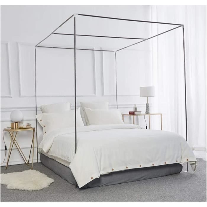 Cadre de baldaquin de lit en Acier Inoxydable, Support de moustiquaire ...