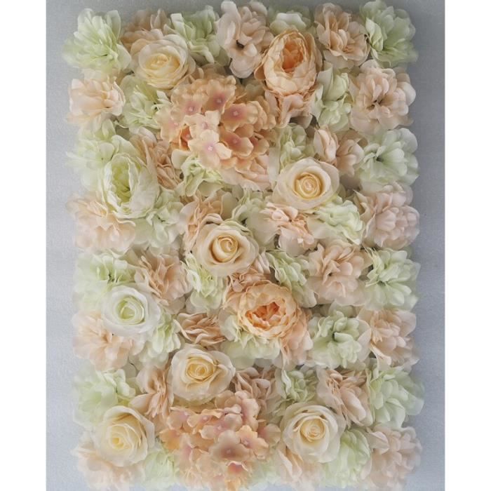 Les types 40X60CM Décoration murale de fleurs artificielles, 60 cm x 40 ...