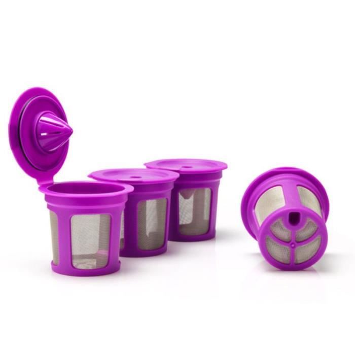 Dosette de café rechargeable avec filtre, dosette remplie, réutilisable ...