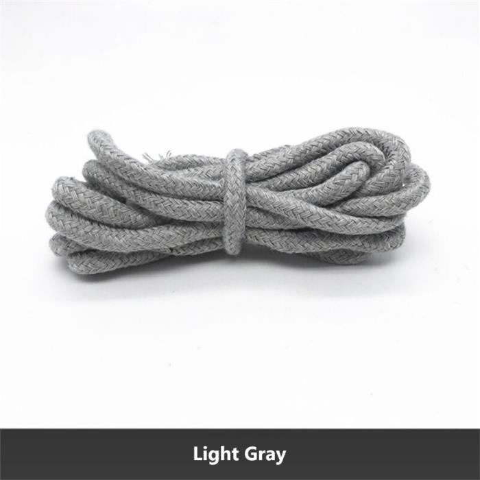 Corde de coton colorée - Light gray - 10M x 6mm - Bricolage - Chapeau ...