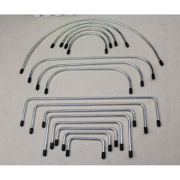 5 pairs - Carré 8x4 cm - Cadre métallique carré couleur argent, 2 ...