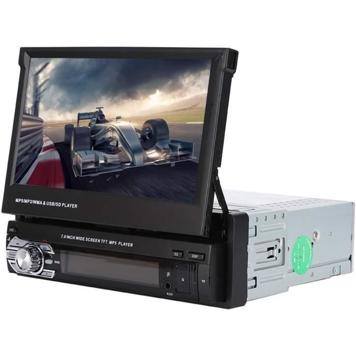 Lecteur Mp3 Mp4 Mp5 Multimédia, Autoradio Bluetooth Stéréo Avec Écran Tactile 7 Pouces ...