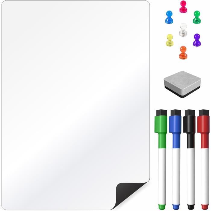 Tms Tableau Blanc Magnétique A3 Pour Réfrigérateur | Tableau Blanc De ...