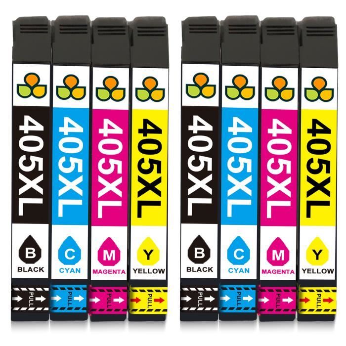 OFT 405XL 8 Cartouche d'encre Compatible pour Epson 405 XL 405XL pour ...