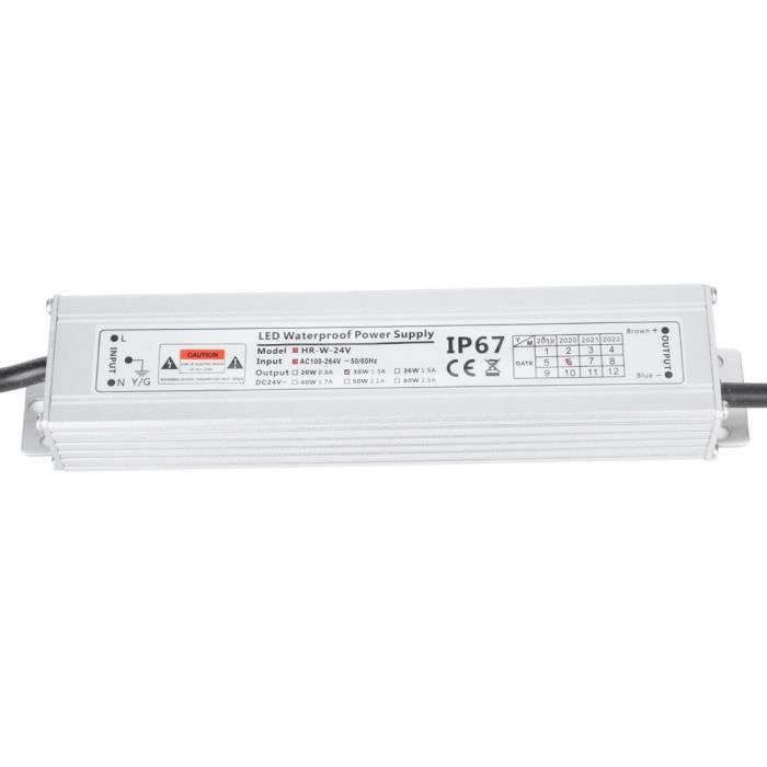 Duokon Alimentation LED 12V Transformateur de conducteur de bande de ...