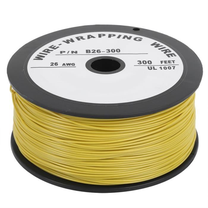 Câble de fil électrique 26AWG Silicone Wire Cables 100M/328.1ft UL1007 ...