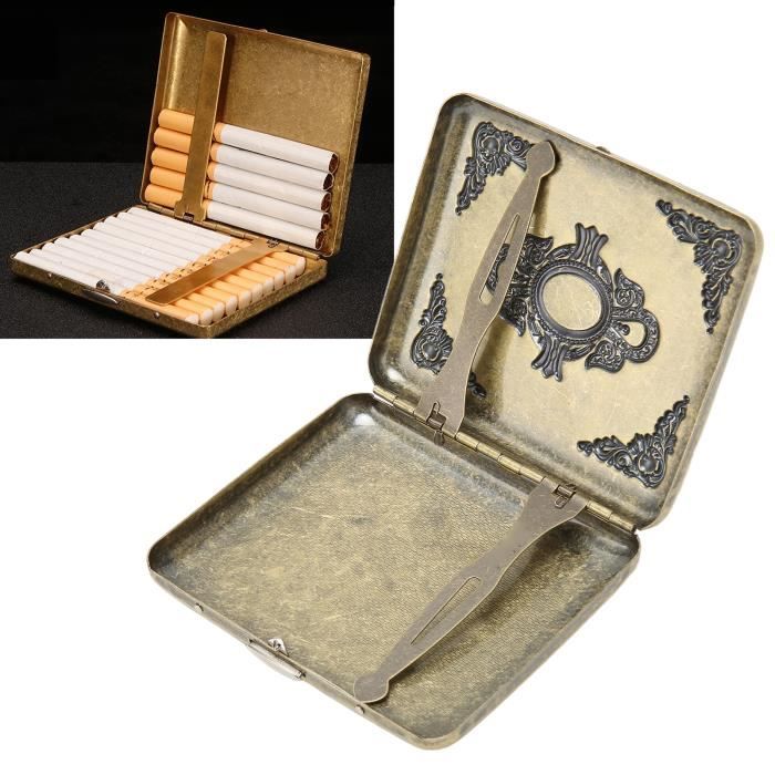 MSA Bote D’Étui À Cigarettes En Métal Tui À Cigarettes En Métal Double ...