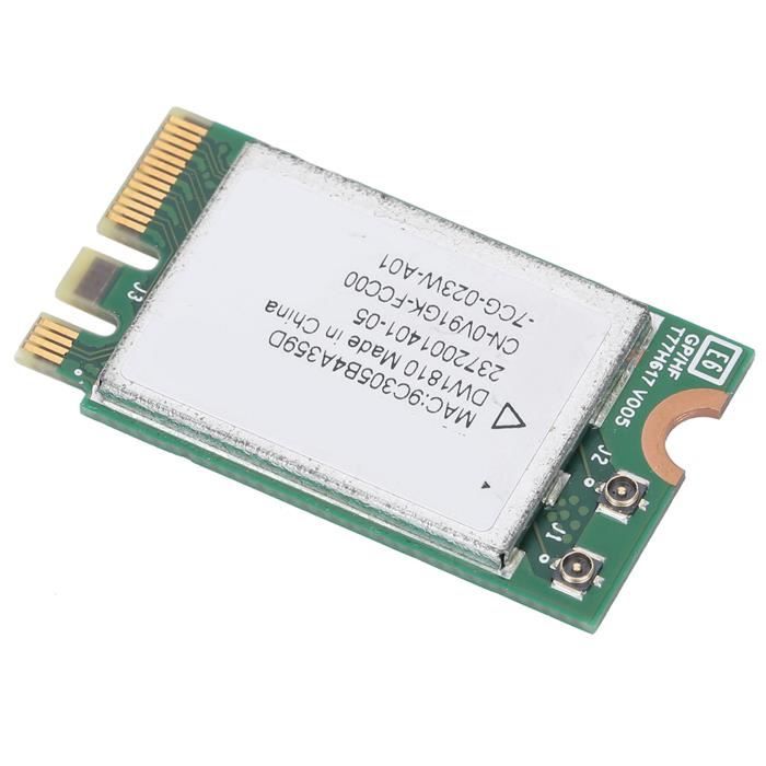 Fdit Carte réseau pour Dell Carte réseau sans fil double bande 2.4/5G ... Fdit Carte réseau pour Dell Carte réseau sans fil double bande 2.4/5G ...