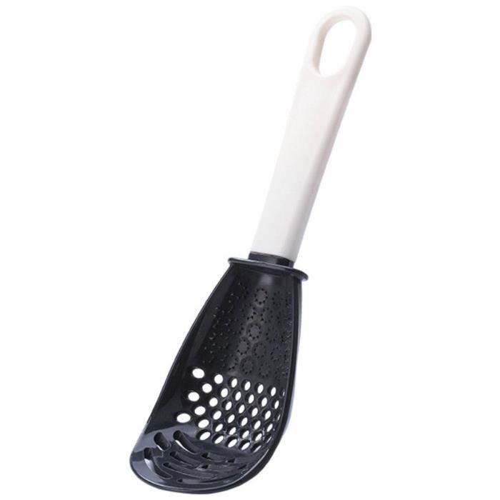Cooking Spatula Utensil Flexible Turning Flipping Colander pour Garlic ...