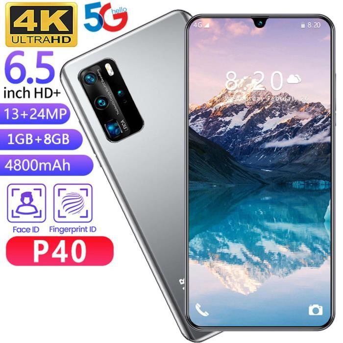 6,5 pouces grand écran de téléphone portable SmartPhones Android Phone ...
