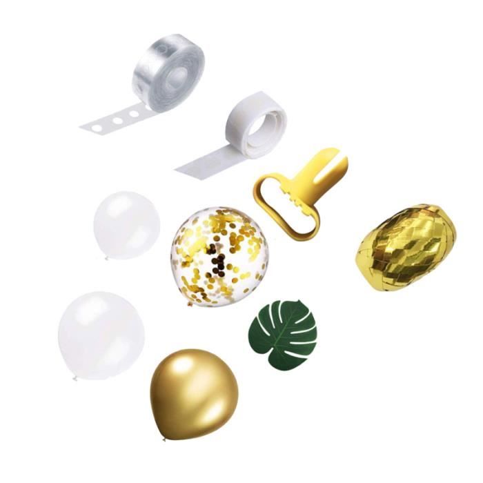 100 pièces en 1 ensemble de ballon de ballons monstera réutilisables ...