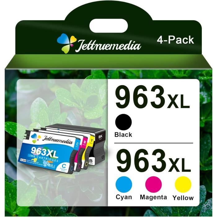 963Xl Cartouches D'Encre Hp 963 Xl Compatible Pour Pour Officejet Pro 9010 9012 9020 9014 9015 ...