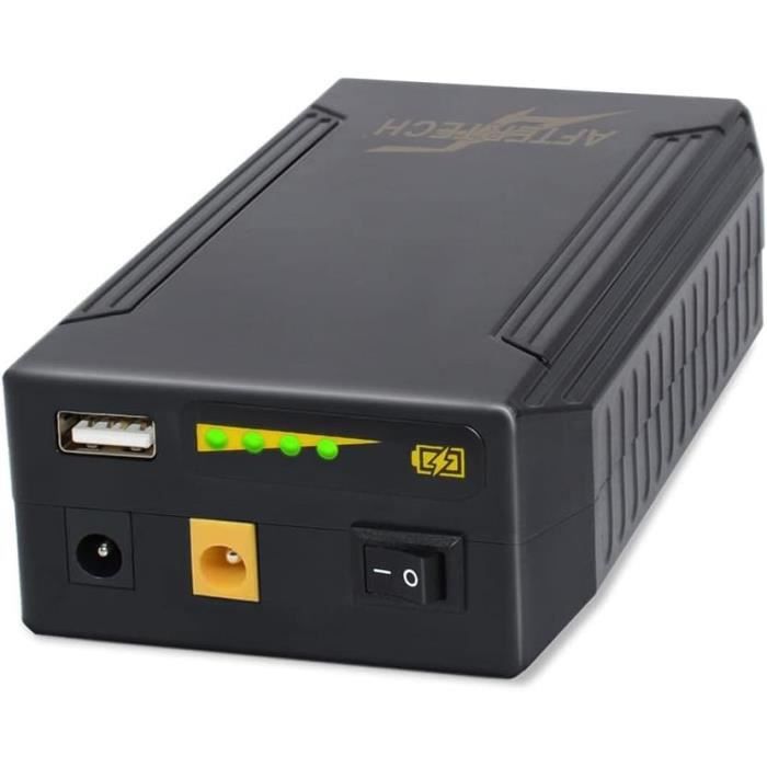 Mini Ups Power Bank Pack Batterie Au Lithium Li-Ion 12 V 8300 Mah 100 Wh + Sortie 9 V Et Usb ...