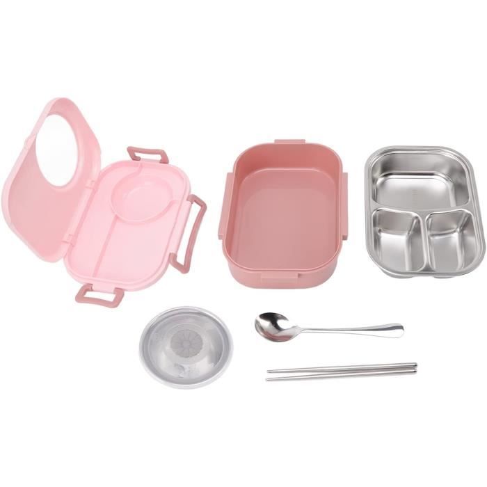 Bento Box Kids, 1450 Ml Lunch Box Kids avec Bol à Soupe Couverts Bento ...