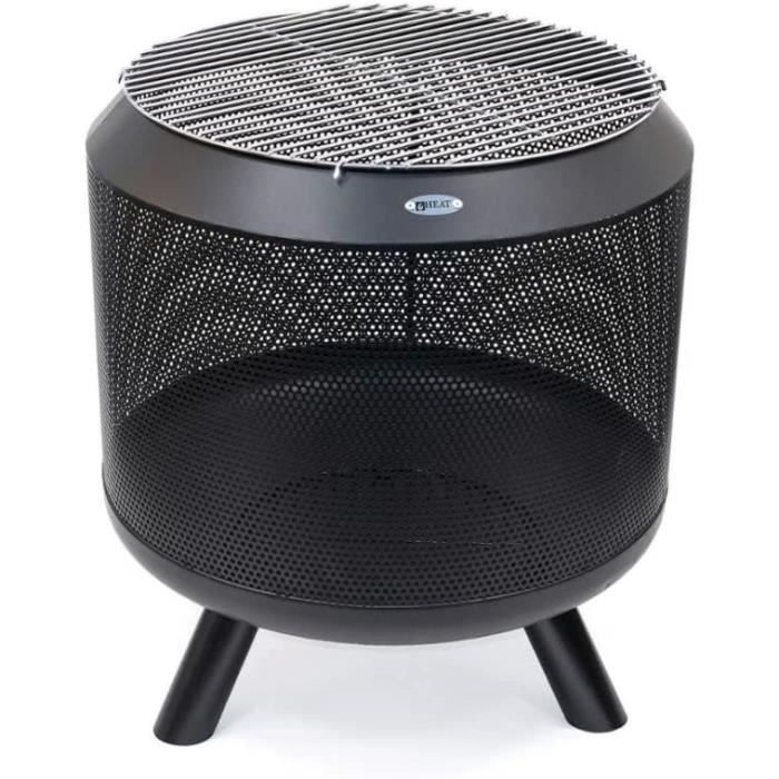 Heat Outdoor Living Brasero Noir - Brasero Exterieur pour Jardin ...