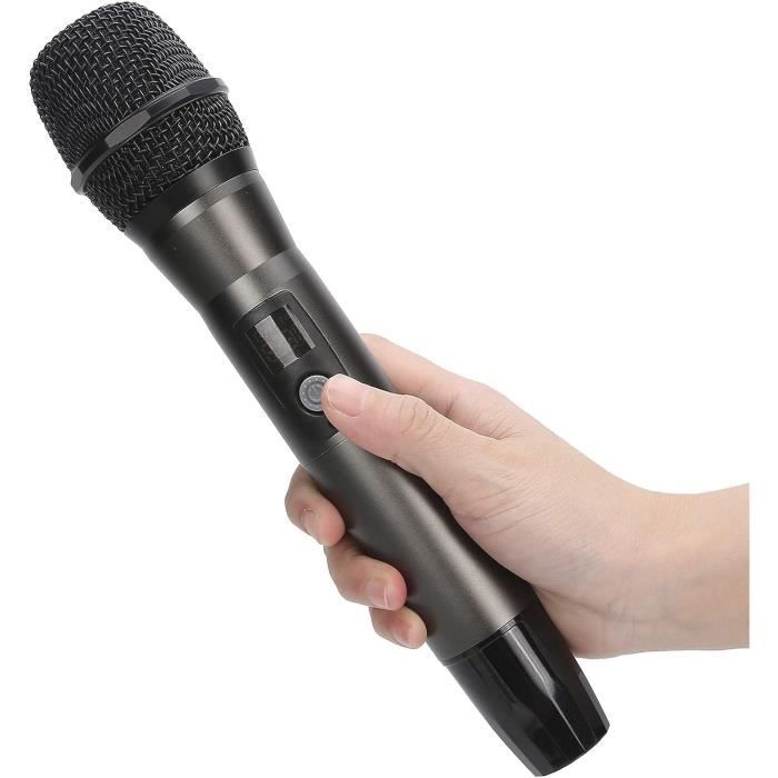 Microphone Karaoké Sans Fil, Microphone À Main Sans Fil Multifonction ...