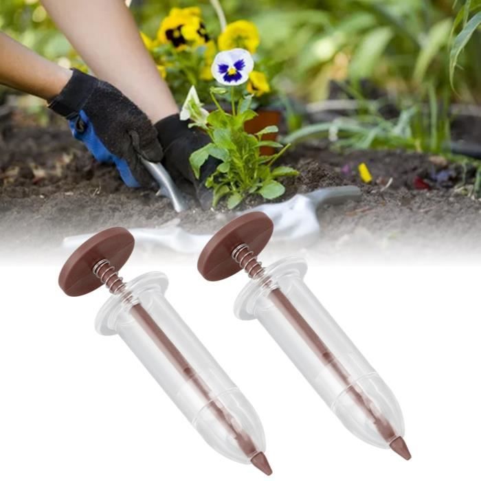 Outil de jardinage de semoir de semis 2pcs Mini distributeur de graines ...