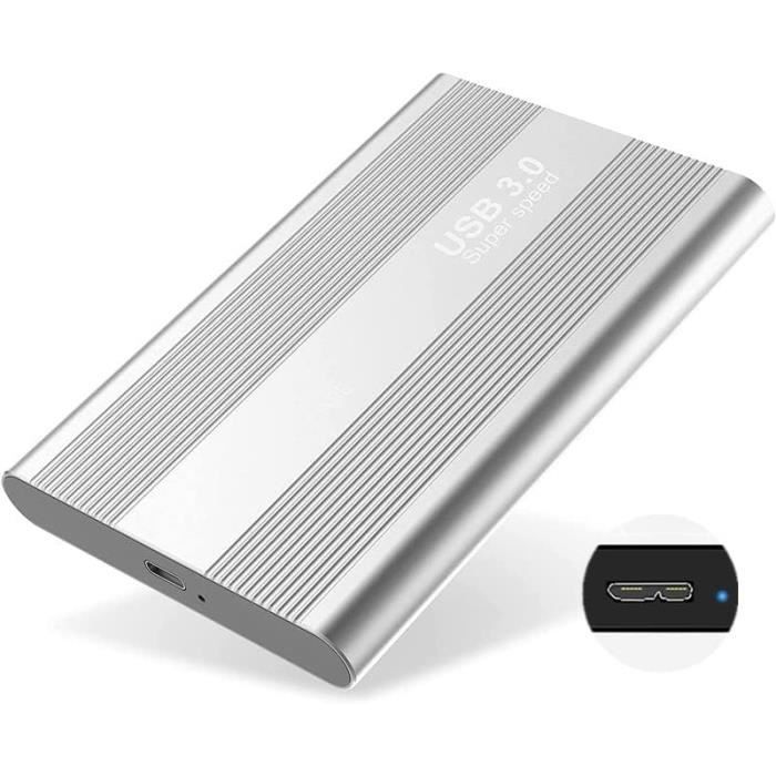 Mini Disque Dur Externe - 4 To - USB-C 3.0 - HDD portable - Pour ...