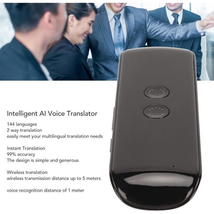 Traducteur Instantané Intelligent, 144 Langues, Traducteur Vocal Ai ...