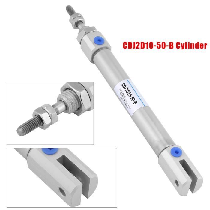 Vérin pneumatique - Shipenophy - Mini cylindre double effet - Acier ...