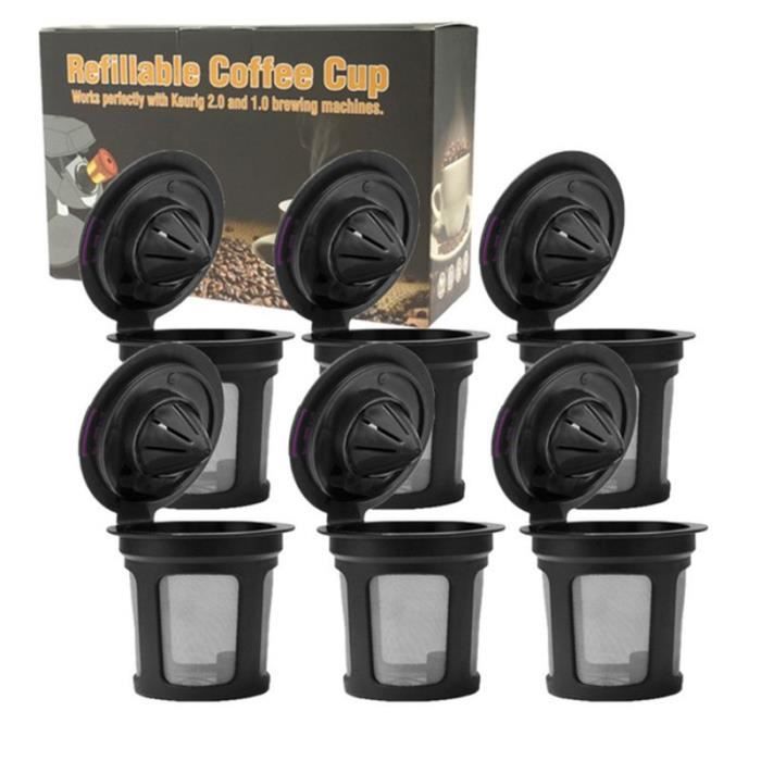 Dosette de café rechargeable avec filtre, dosette remplie, réutilisable ...