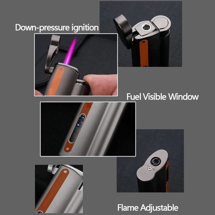 Briquet De Recharge Au Butane, Briquet À Gaz Rechargeable À Jet De ...