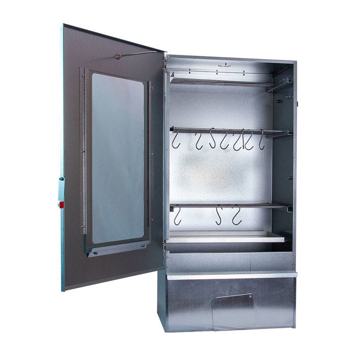 Fumoir 3 niveaux avec porte vitrée, h 80 cm - Cdiscount Jardin