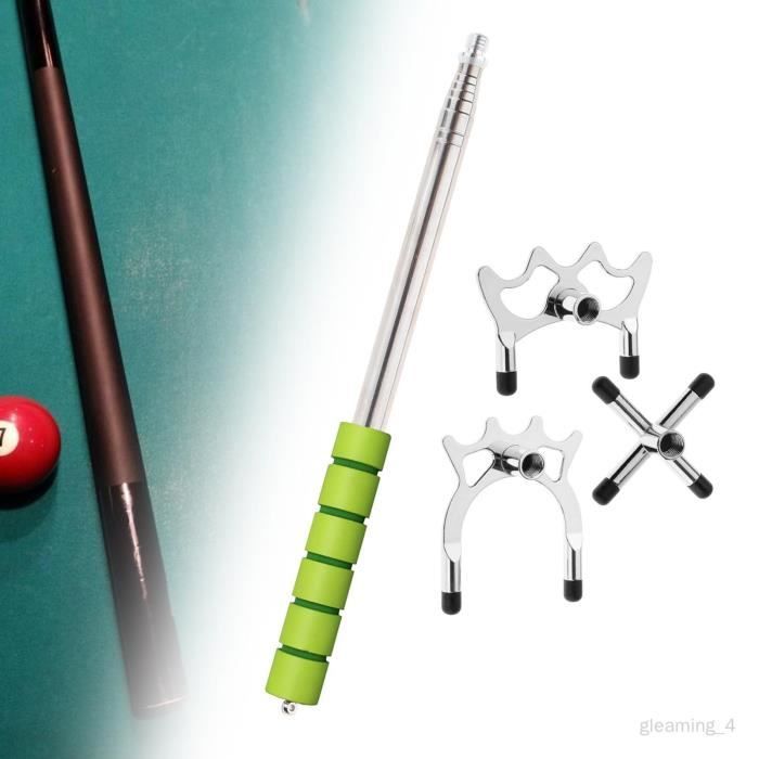 Pont de queue de billard rétractable, support de queue de billard ...