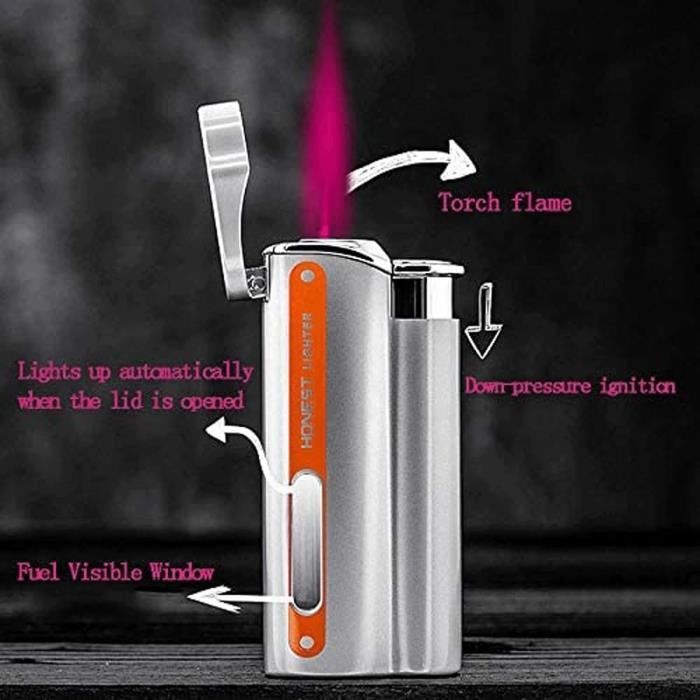 Briquet De Recharge Au Butane, Briquet À Gaz Rechargeable À Jet De ...