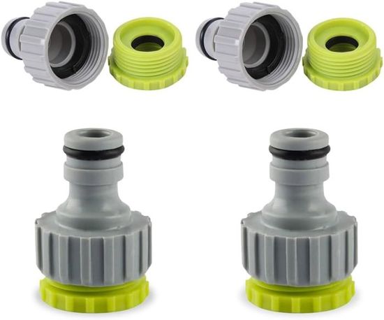 Répartiteur de Robinet 2-Voies Y-Distributeu,Raccord de Tuyau d'arrosage en Laiton de 3/4"avec ...