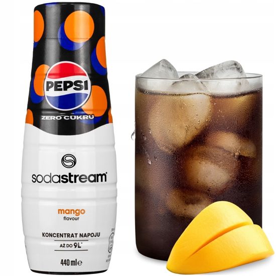 Sirop pour sodastream - Pepsi - Max Zéro Sucre Mangue - Concentré 440ml ...